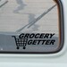 Grocery Getter Car Decal, Racecar, Tuner, Vinyl Decal, Laptop ...