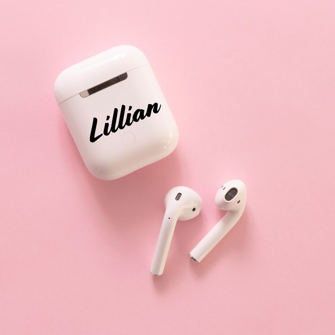 Custom Name Airpod Case Vinyl Decal Airpod Pro Airpod - Etsy