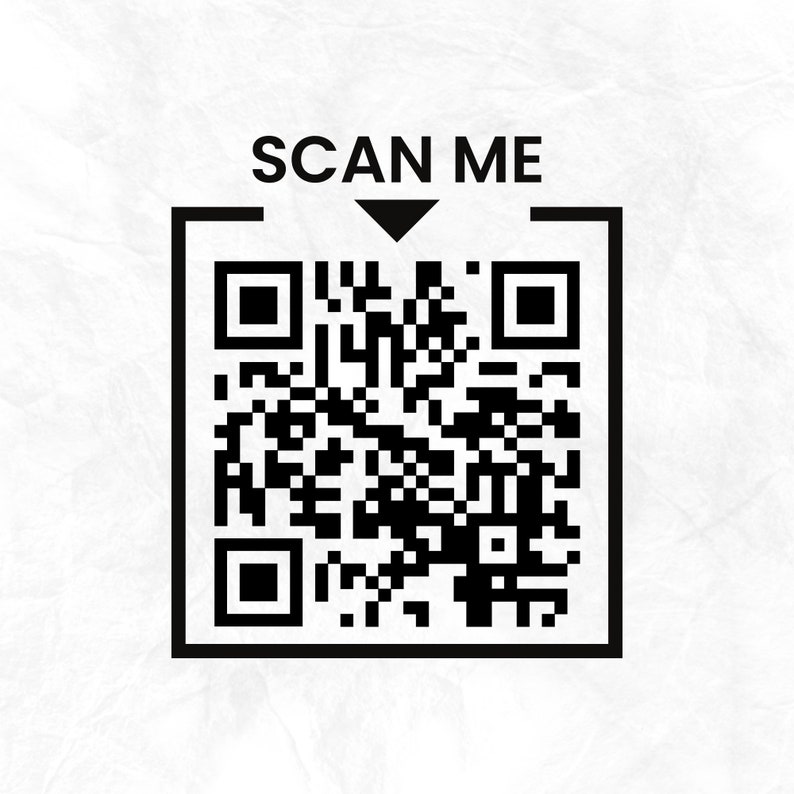 Personalized Qr Code Decal Custom Window Qr Code Storefront - Etsy