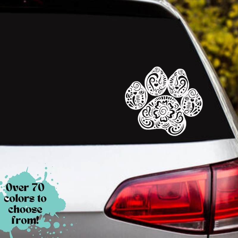 Paw Decal - Etsy