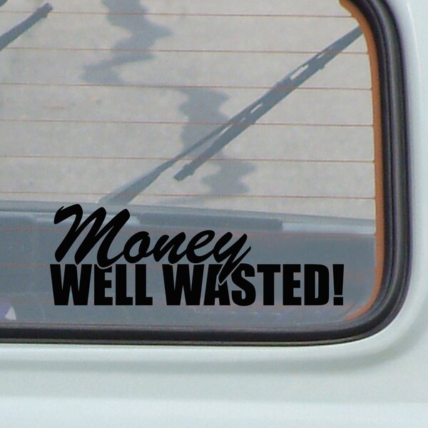 Money Well Wasted Svg - Etsy