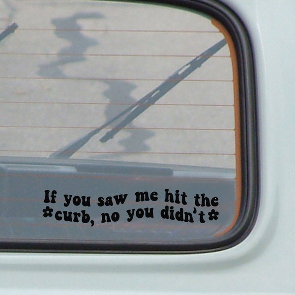 Hit That Curb Decal - Etsy Australia