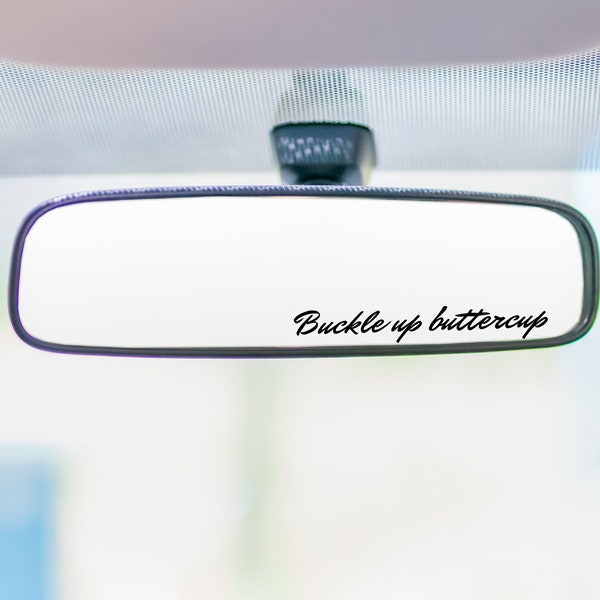 Buckle up Buttercup Decal - Etsy