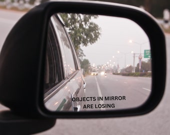 Objects in Mirror Are Cute Vinyl Decal Sticker - Etsy