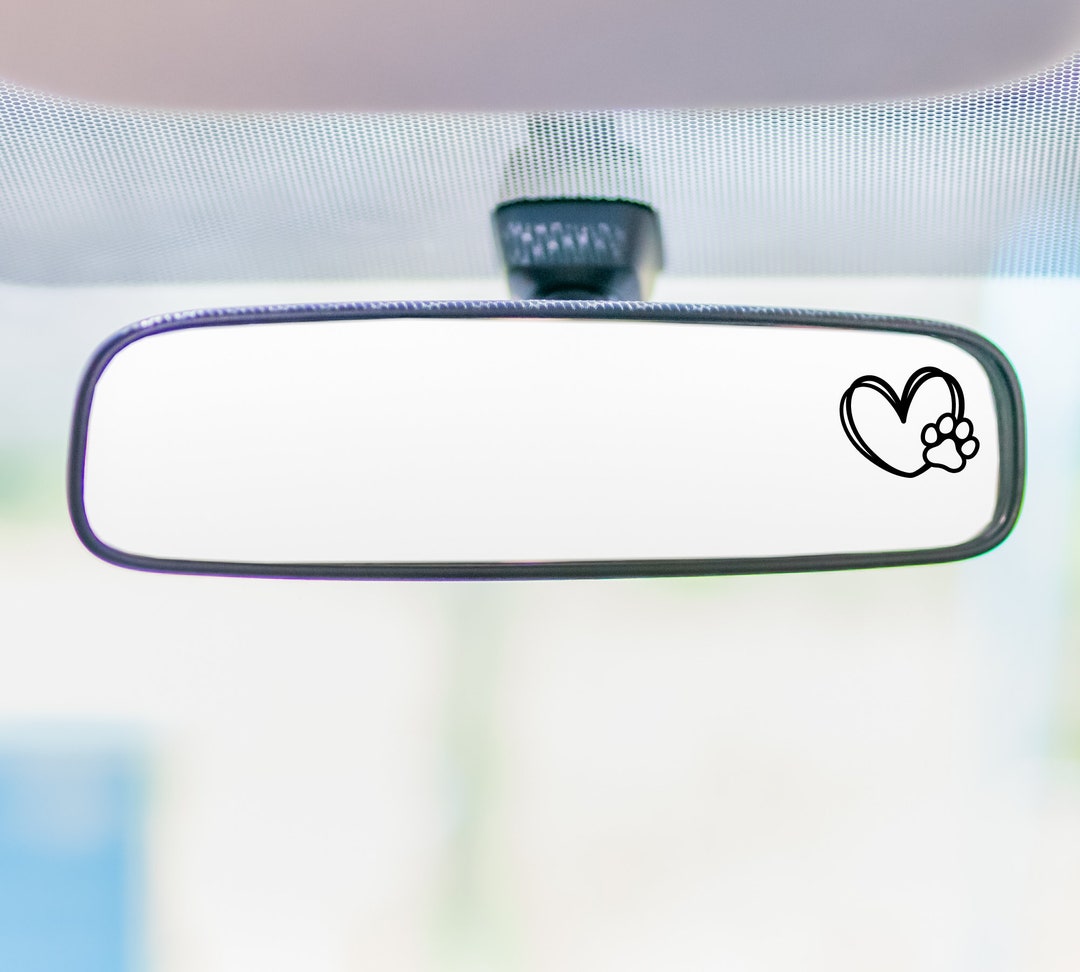 Paw Print Heart Vinyl Car Decal: Laptop, Hydroflask, Phone Sticker - Etsy