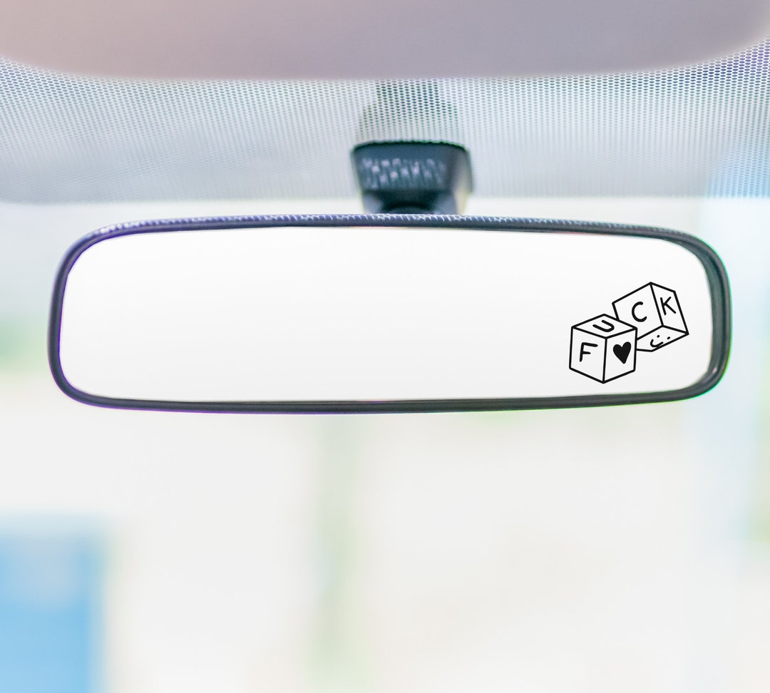 Dice Decal, Rear View Mirror, Vinyl Decal, Laptop, Hydroflask, Phone ...