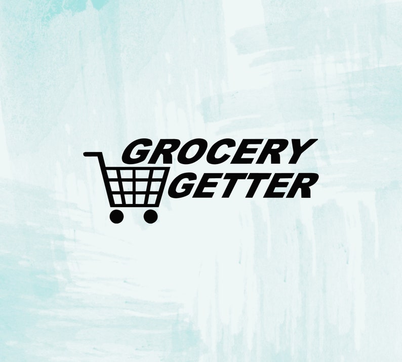 Grocery Getter Car Decal Racecar Tuner Vinyl Decal Laptop - Etsy