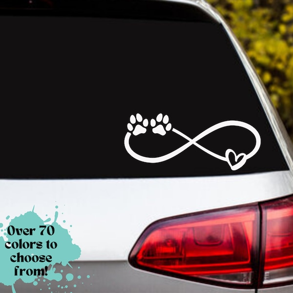 Infinity Symbol Car Decal - Etsy