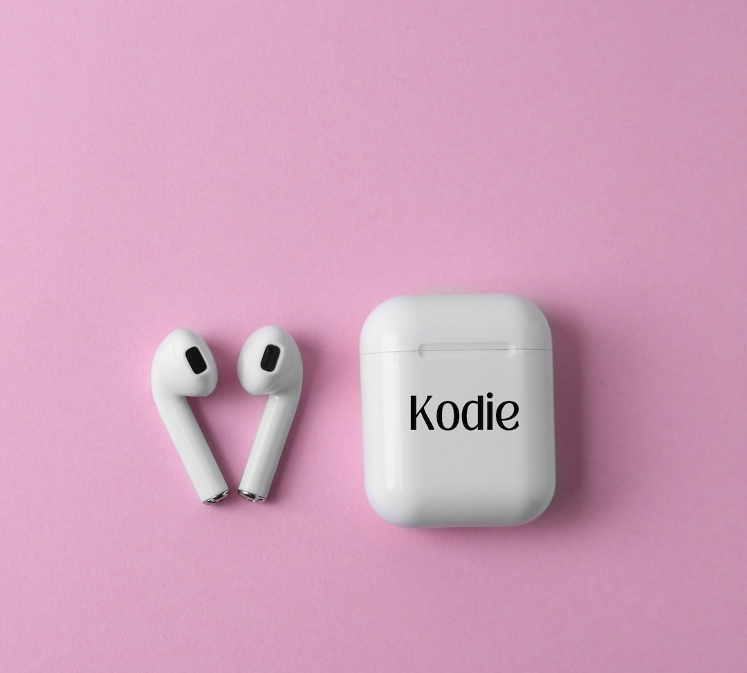 Custom Name AirPod Case Vinyl Decal: Apple AirPod Pro/classic - Etsy