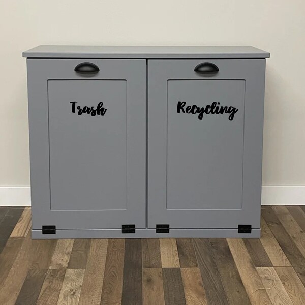 Trash Recycle Decal - Etsy