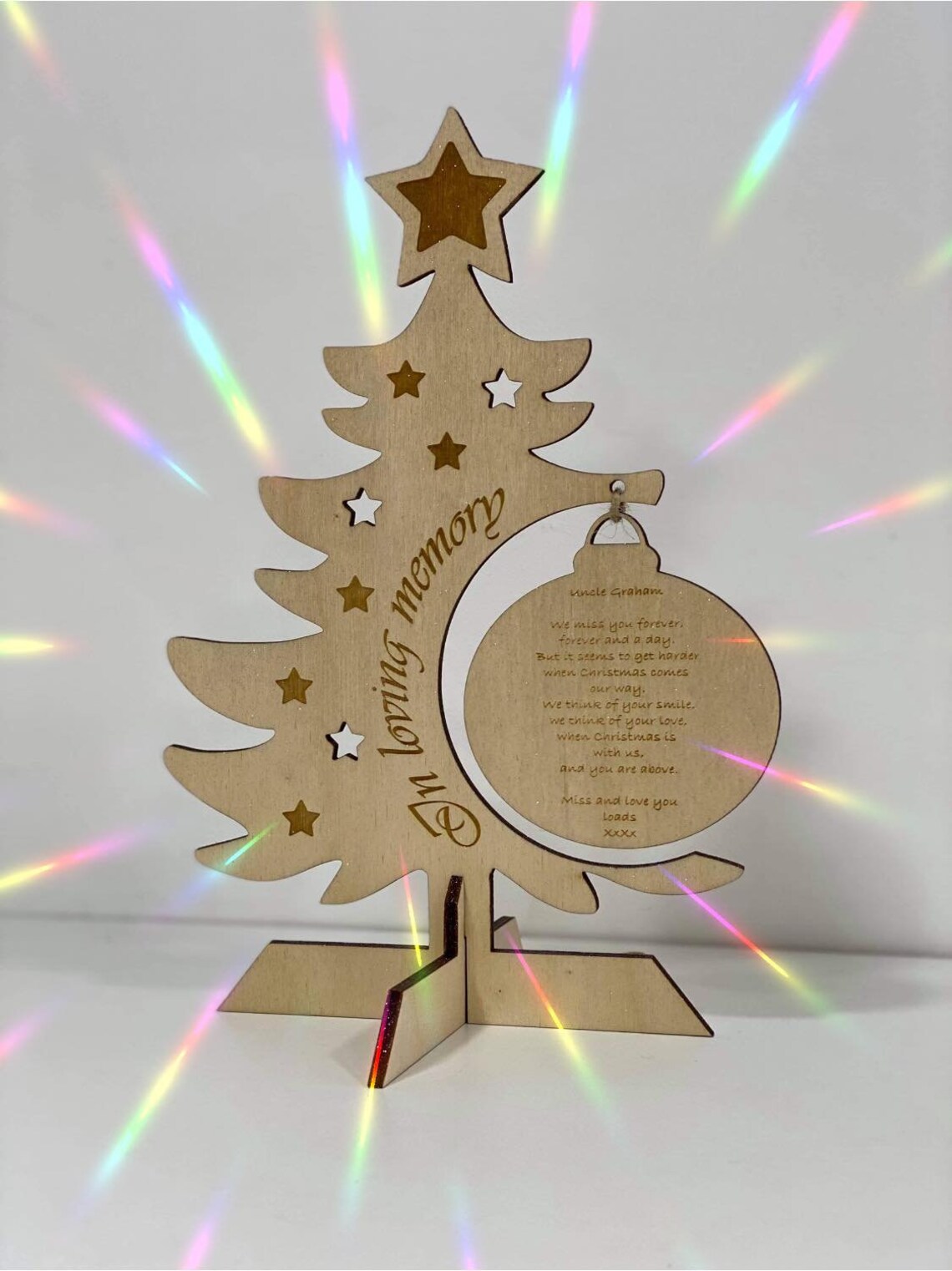 Memory Christmas Tree With Stand - Etsy