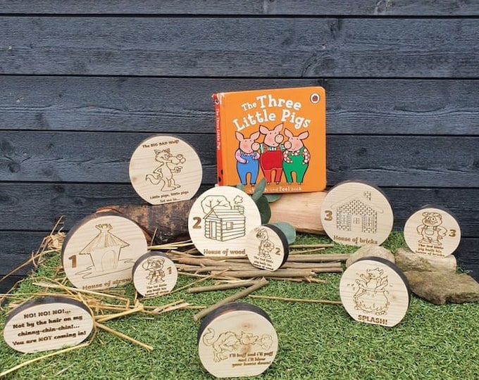 Hidden Objects Puzzle - the Three Little Pigs - Etsy Canada