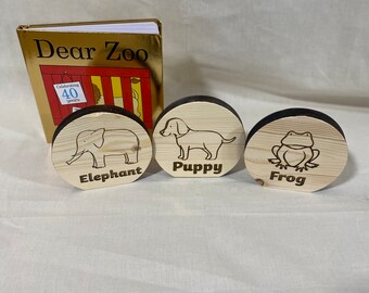 Dear Zoo Inspired Finger Puppets, Felt Finger Puppets, Story Telling ...