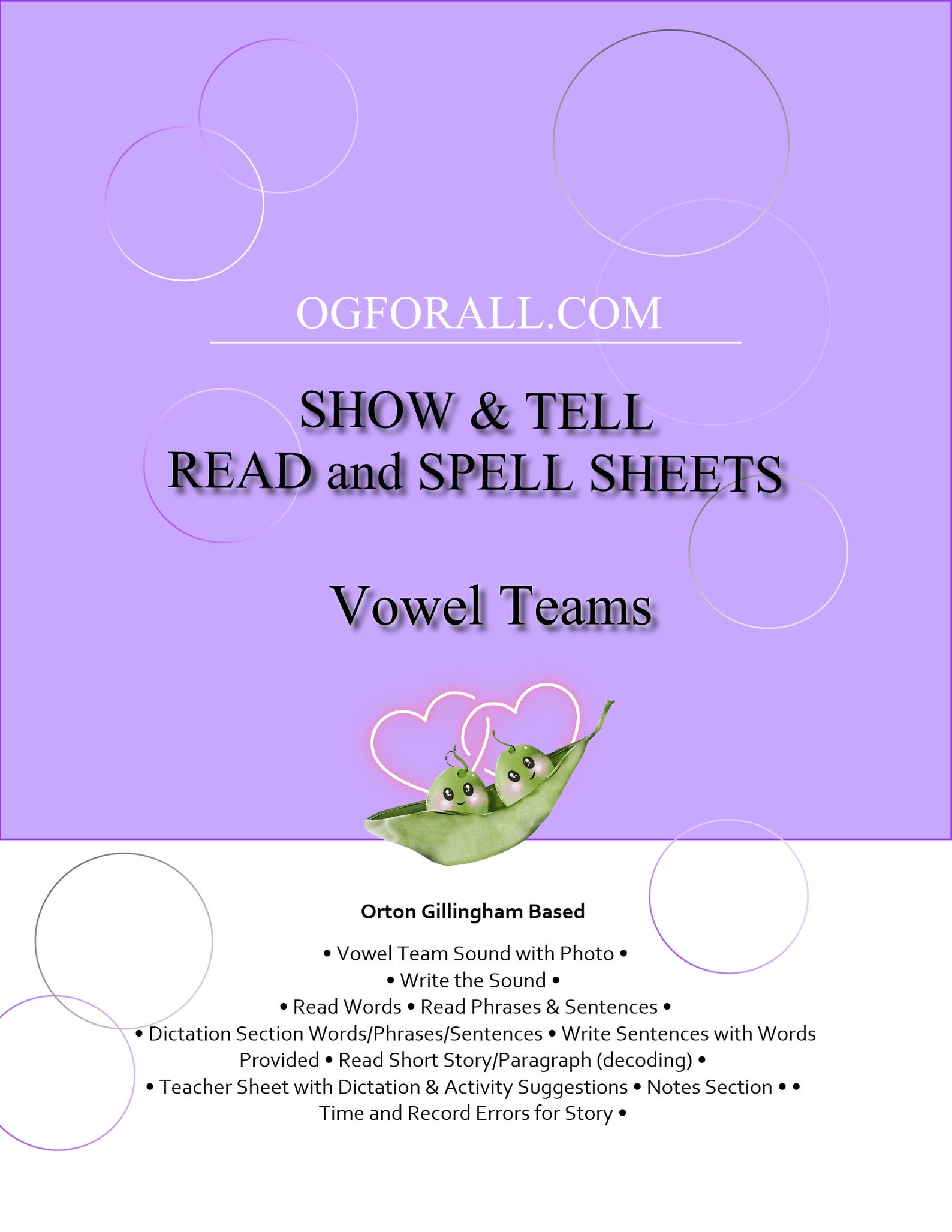 Show & Tell Read and Spell Sheets - Etsy