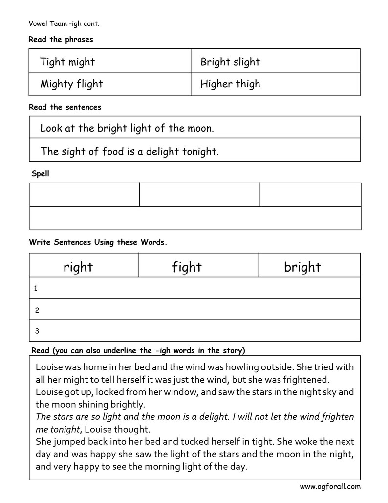 Show & Tell Read and Spell Sheets - Etsy