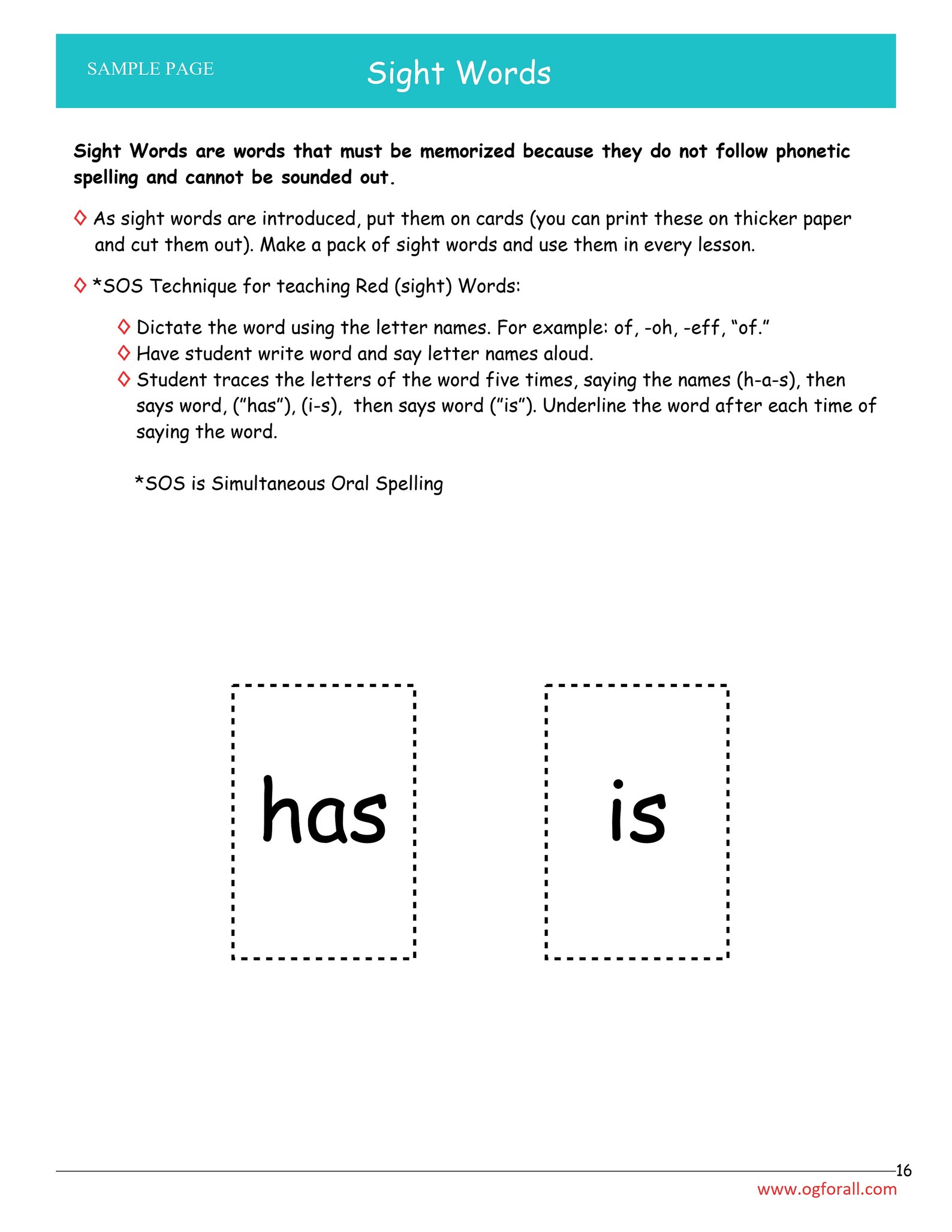 Orton Gillingham Based: Scope & Sequence Workbook 1 - Etsy