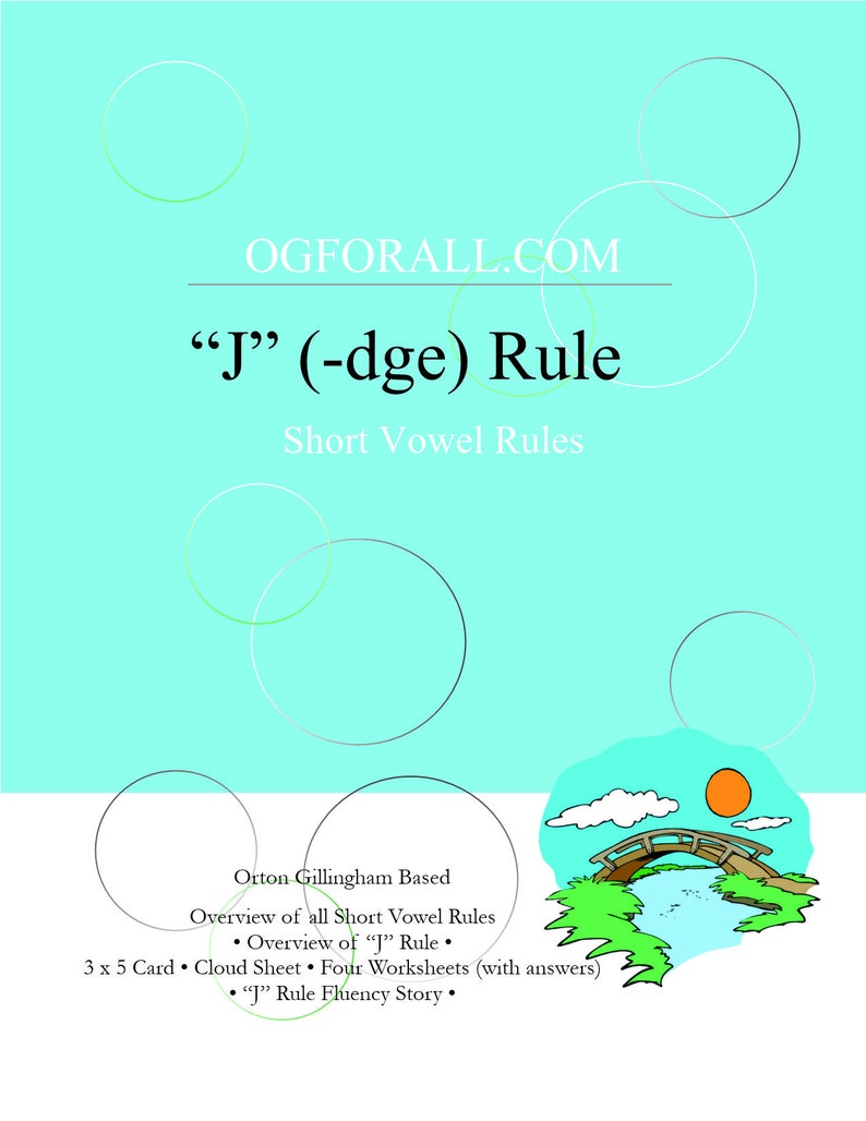 Orton Gillingham Based: Short Vowel Rules Bundle, FLOSS, “K” (-ck) Rule ...
