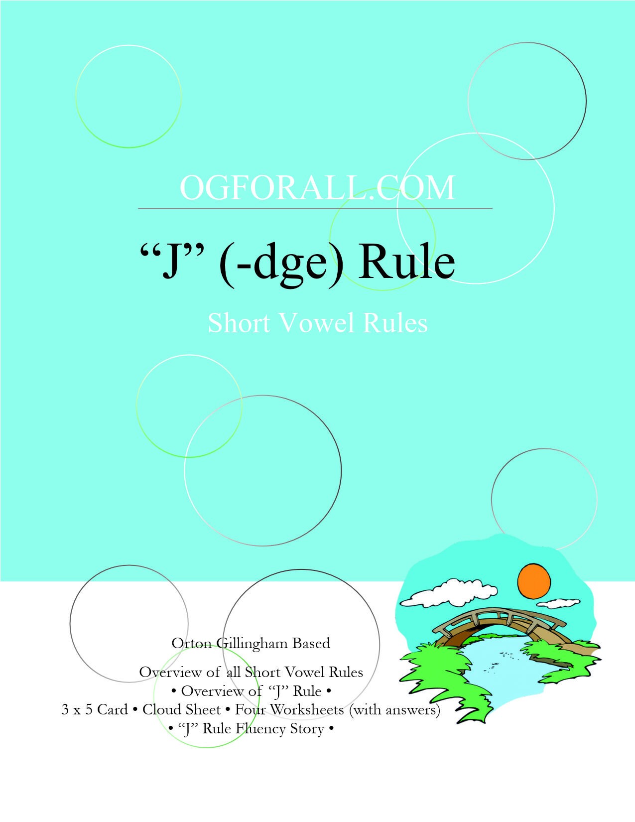Orton Gillingham Based: Short Vowel Rules Bundle, FLOSS, K ck Rule, CH ...