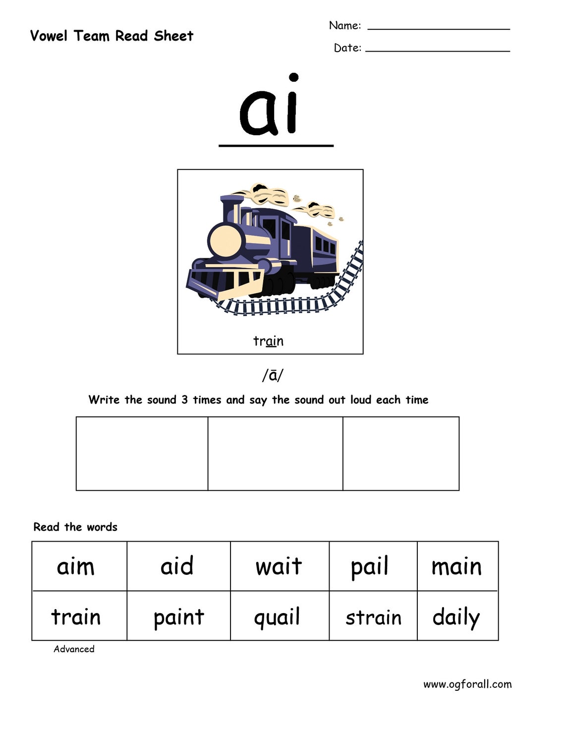 Show & Tell Read and Spell Sheets - Etsy