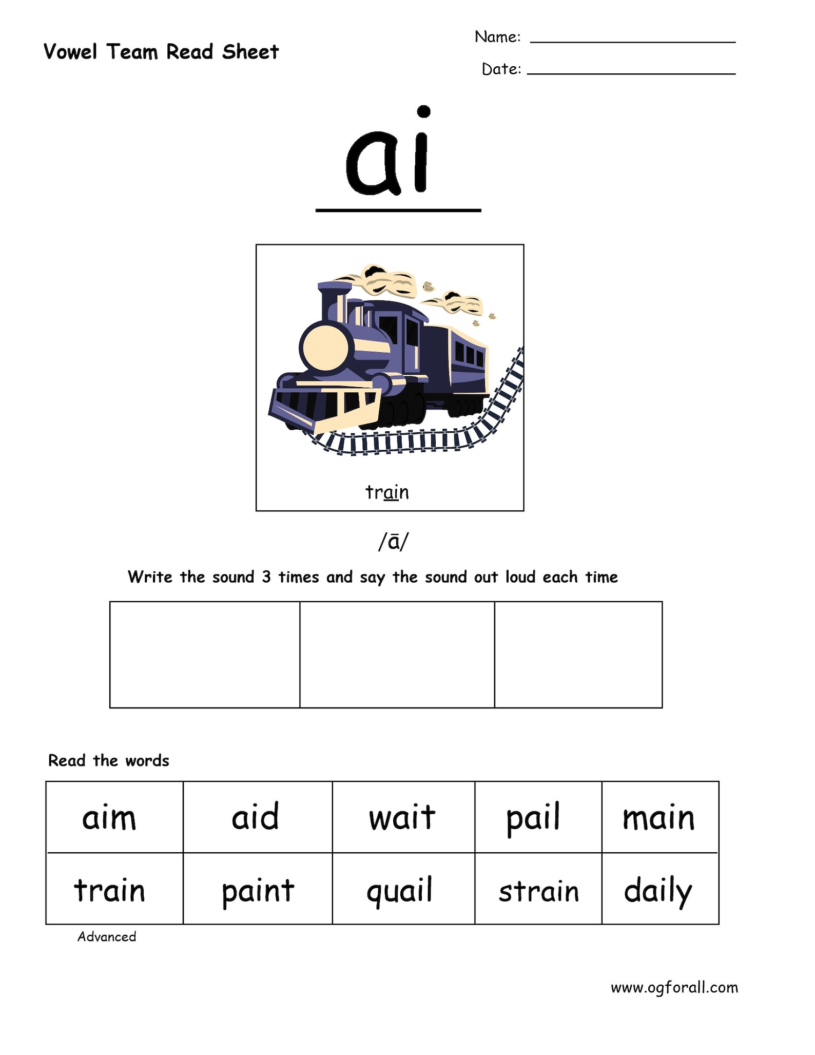 Show & Tell Read and Spell Sheets - Etsy