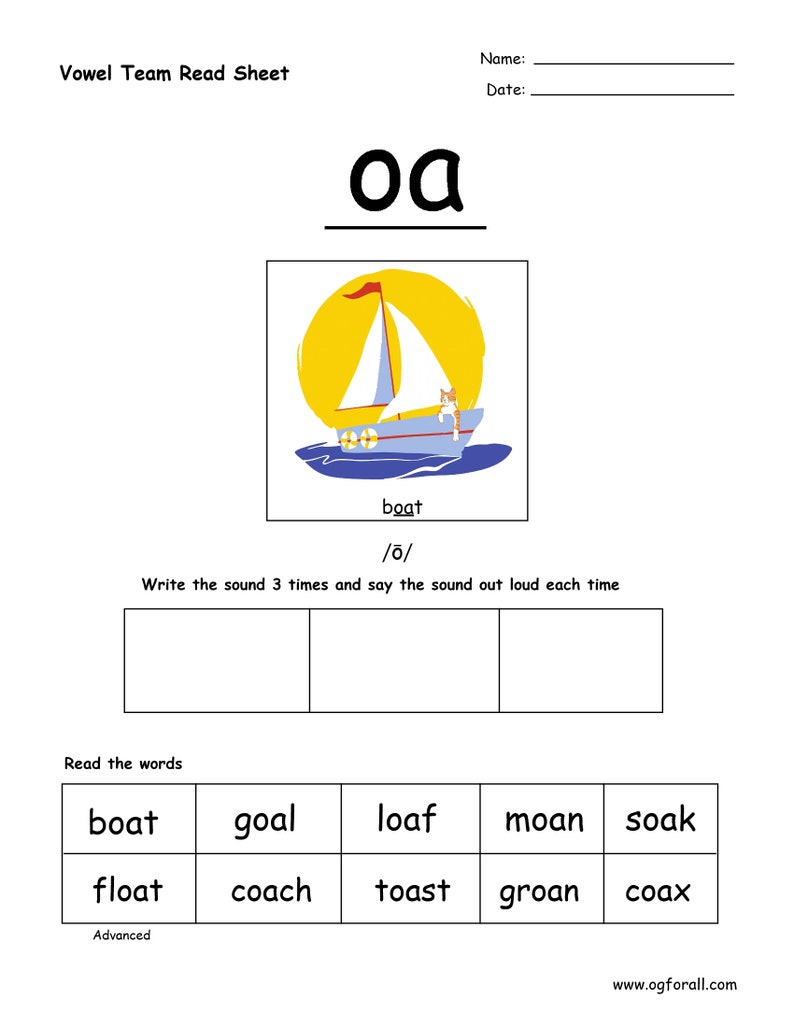 Show & Tell Read and Spell Sheets - Etsy