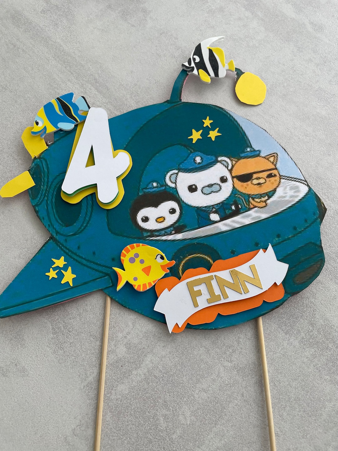 Octonauts Cake Topper - Etsy