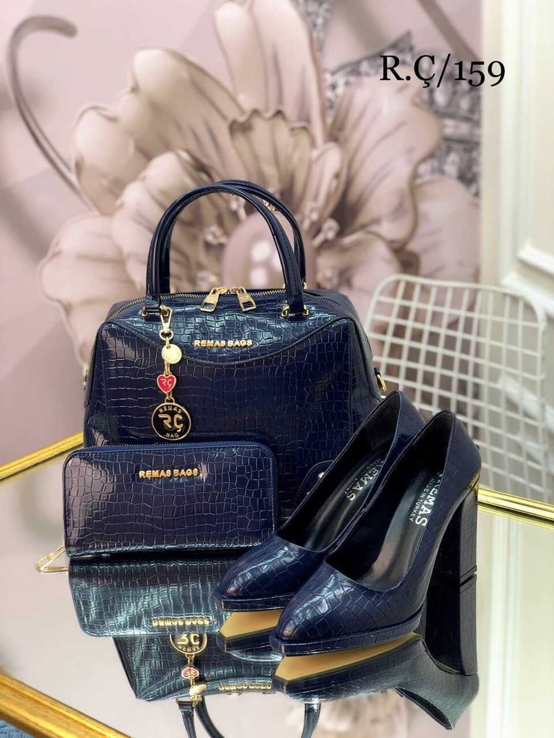 Matching Shoes and Bag Set for Women Top Handle Bag Office Bag Classic ...