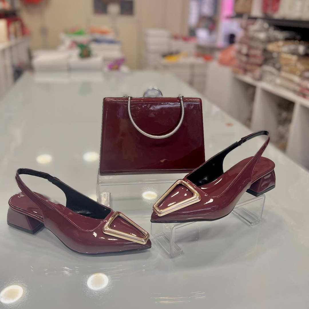 Matching Shoes and Bag Set for Women Evening Bags Wedding Clutch and ...