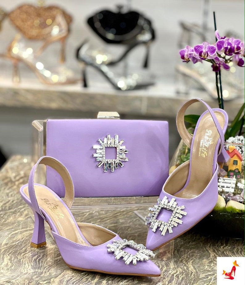 Matching Shoes and Bag Set for Women Evening Bag Wedding - Etsy