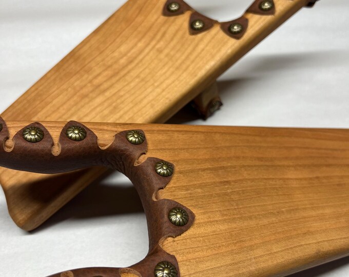 Cherry Boot Jack Wooden Handmade, Custom, American Cherry Wood Tool ...