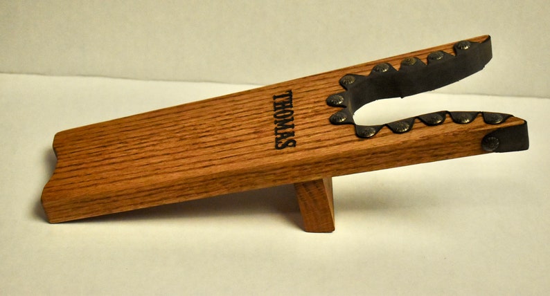 Custom Wooden Boot Jack Leather Boot Jack Oak Unique Gift - Etsy