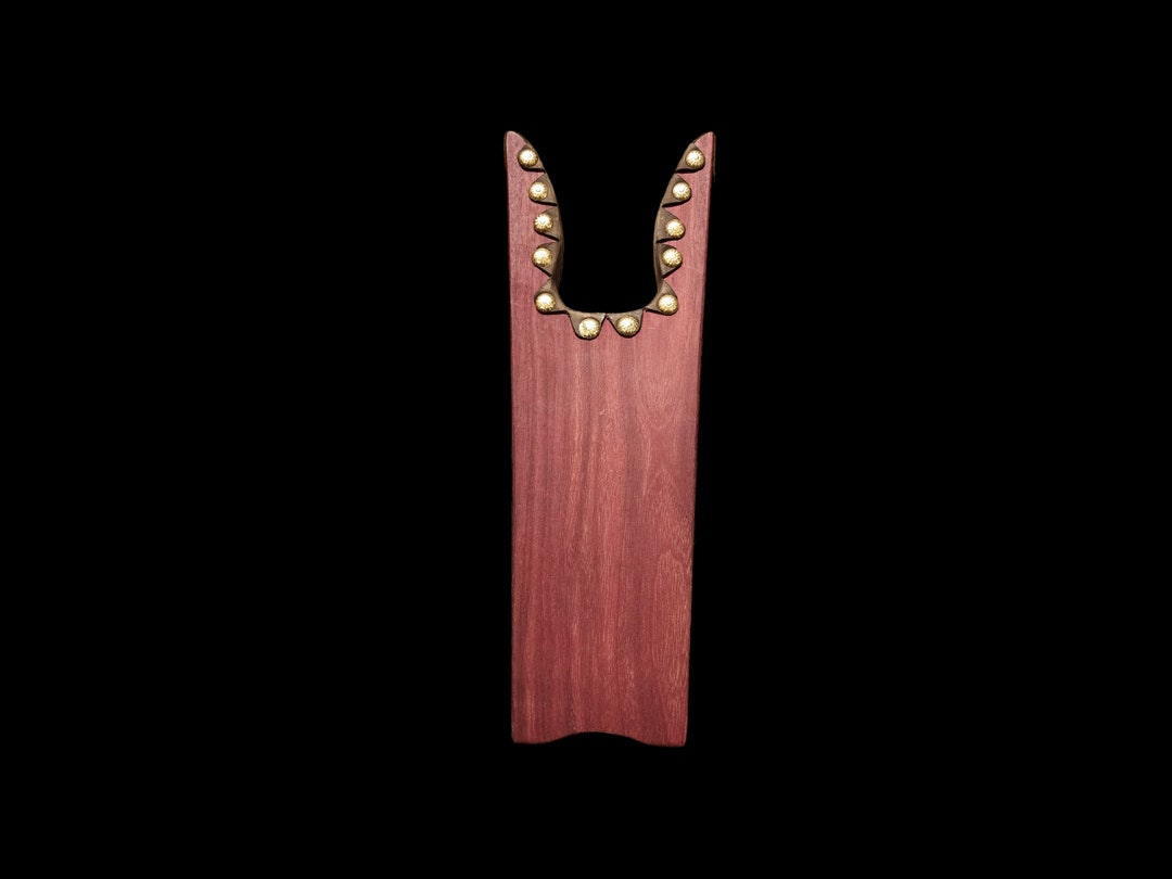 Custom Wooden Boot Jack Leather Boot Jack Purpleheart Unique T