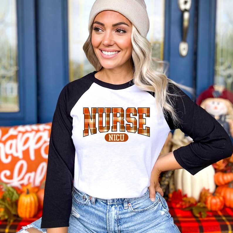 Fall NICU Nurse PNG, Preppy Nurse Png, Fall Nurse Png, NICU Nurse ...