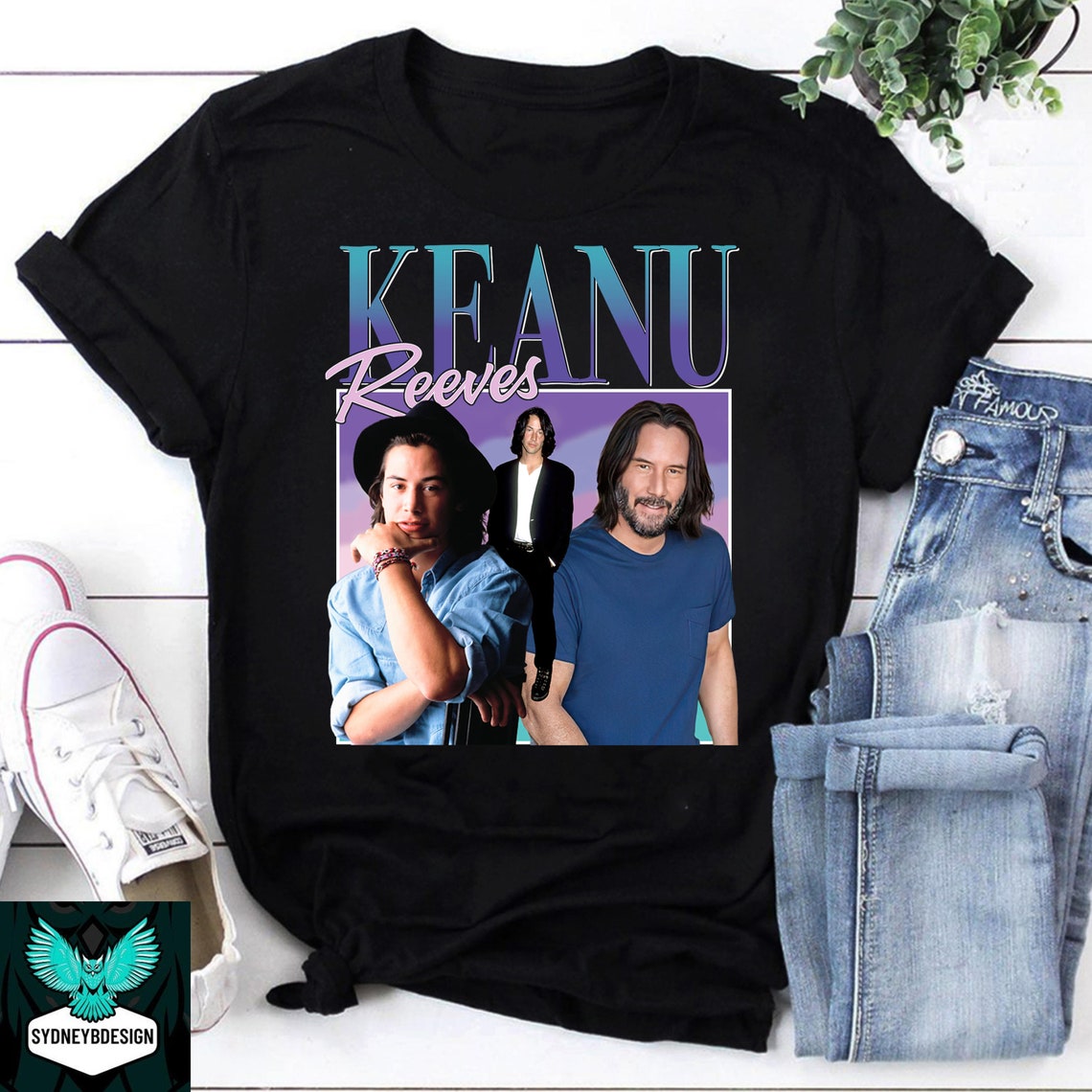 Vintage Homepage Keanu Reeves Vintage T-shirt, Keanu Reeves Shirt ...