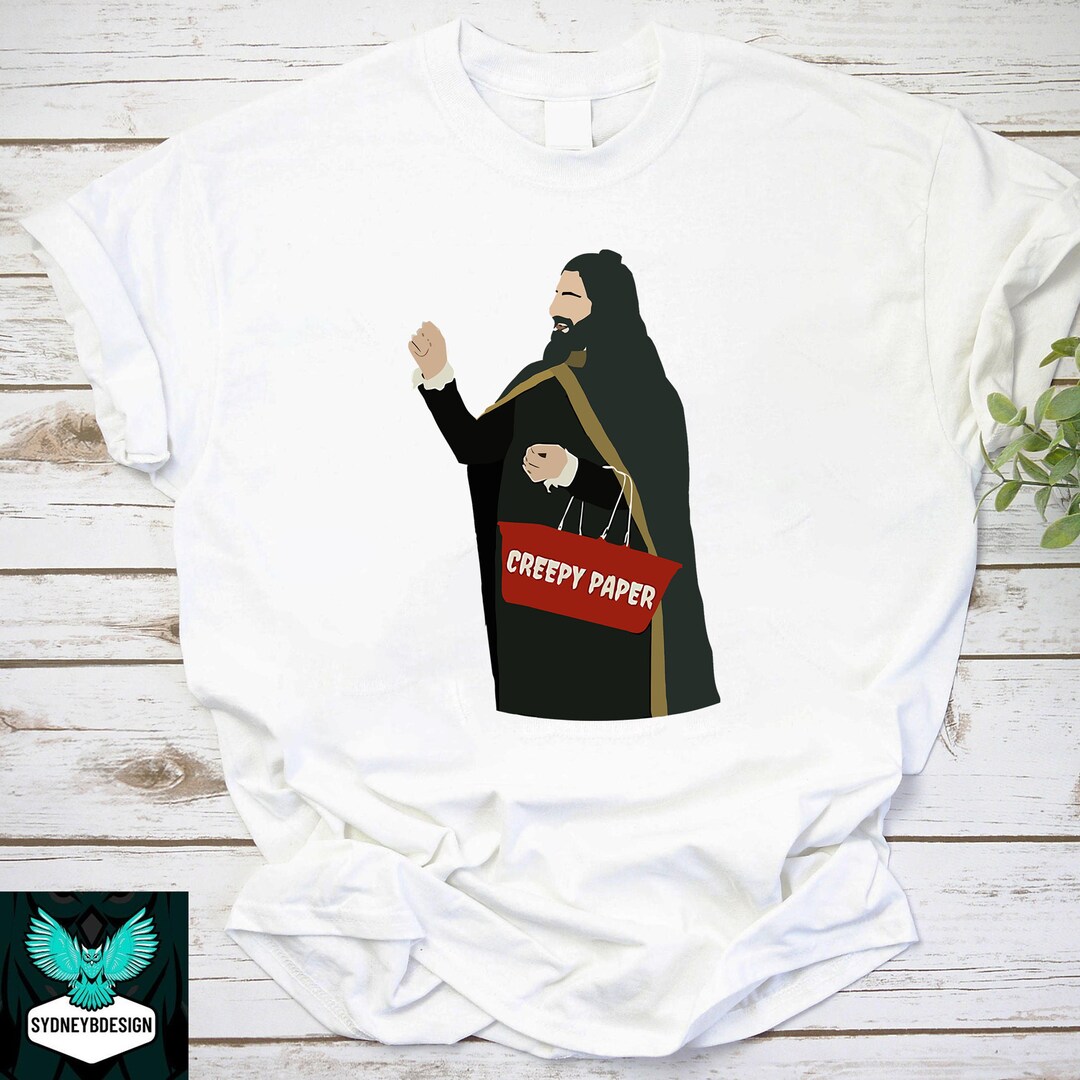 Creepy Paper Nandor Vintage T-shirt, What We Do in the Shadows Shirt ...