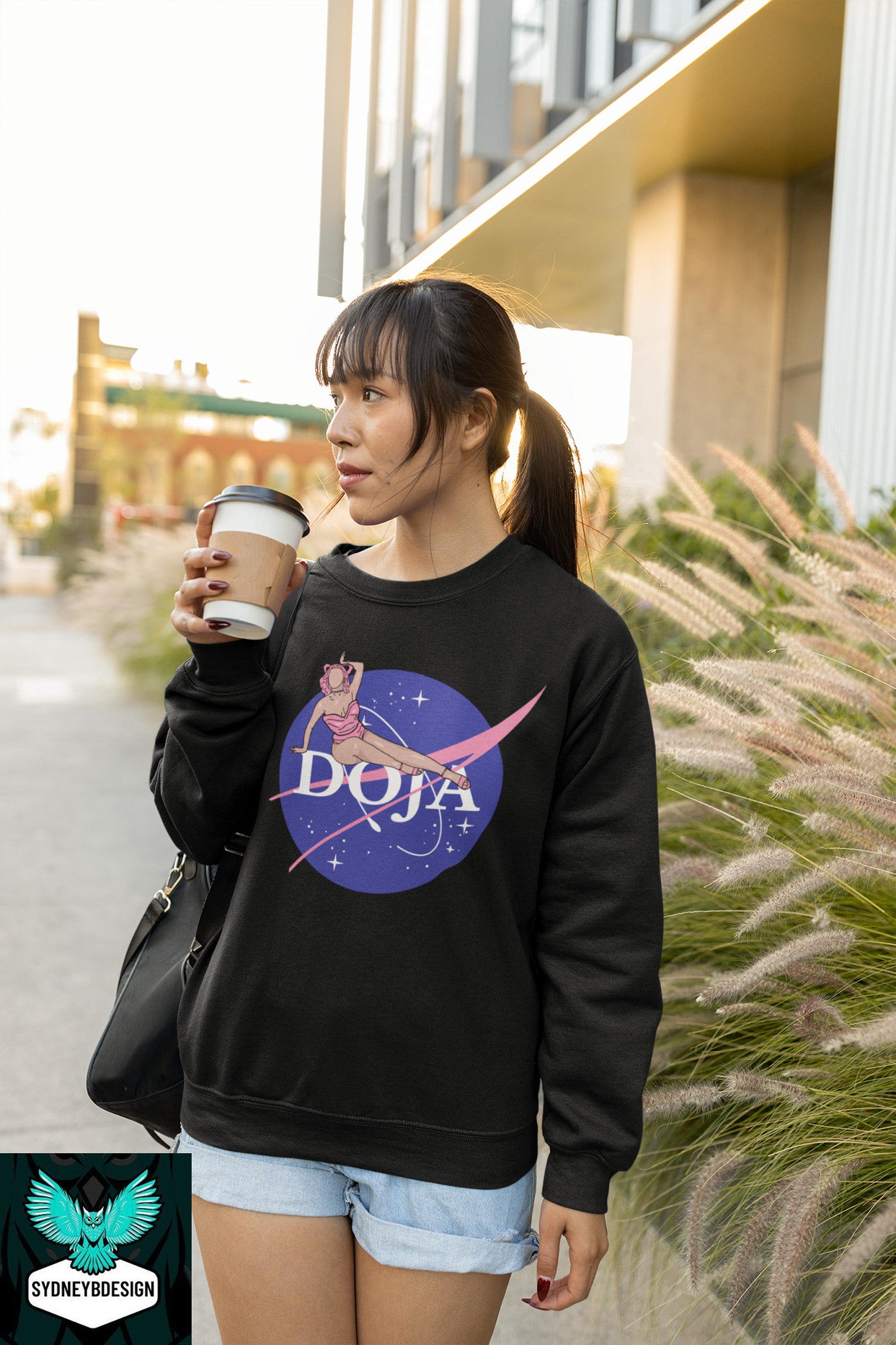 Blue Dojja Doja Cat Nasa Vintage T-shirt, Zandile Dlamini Shirt, Doja ...