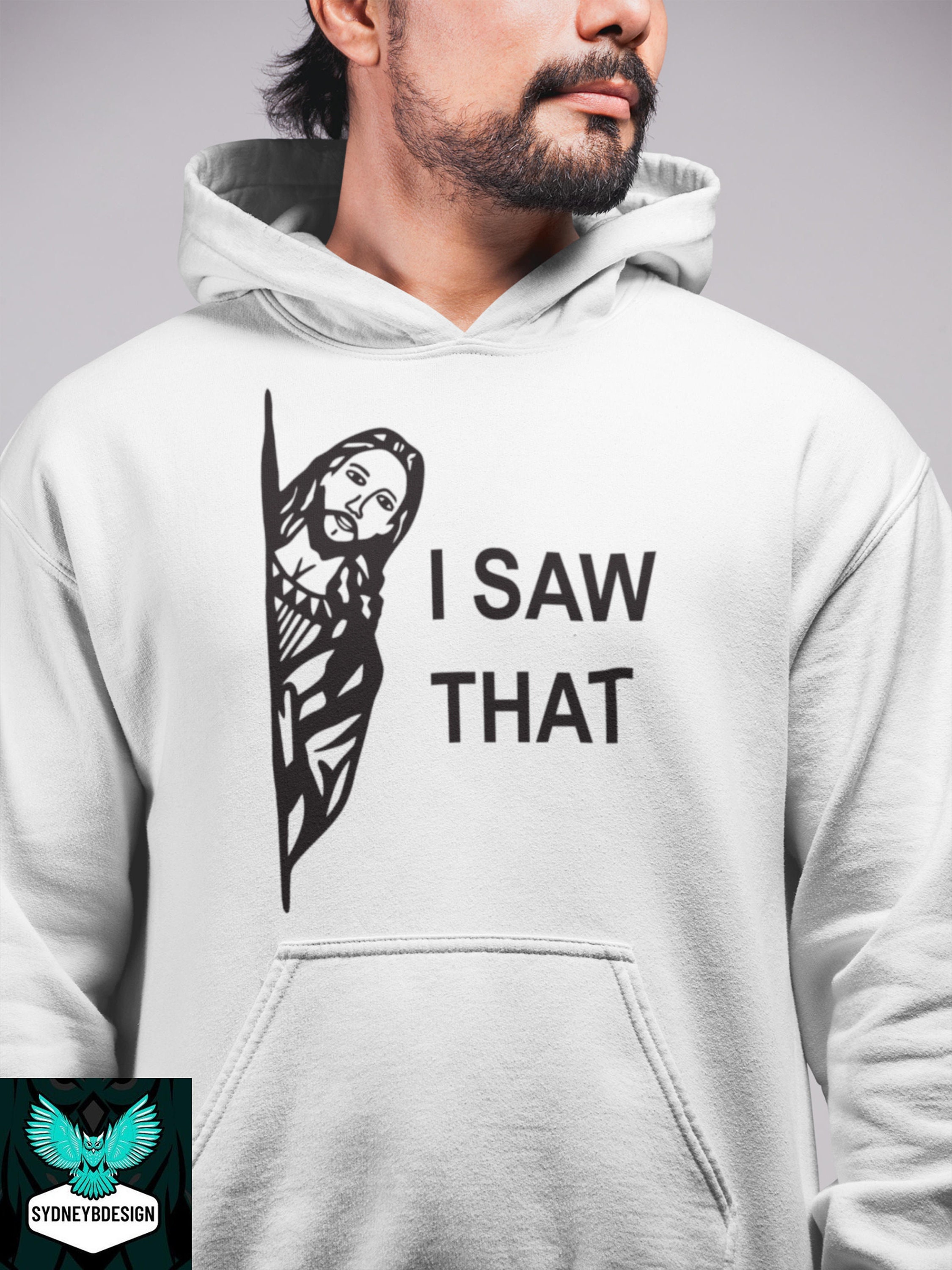 Vi esa divertida camiseta vintage de Stalker Jesus, camisa de Jesús ...