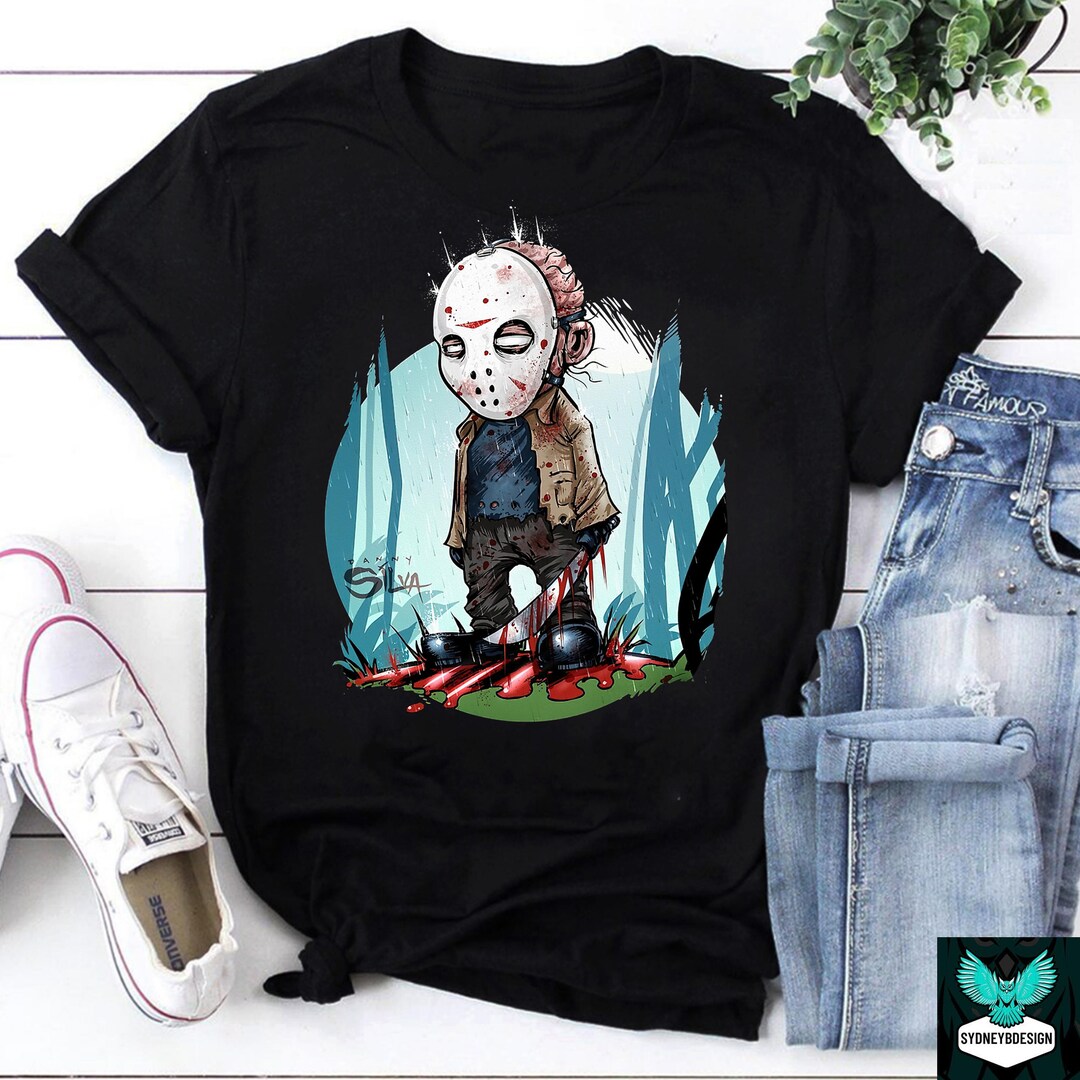 Little Jason Voorhees Halloween Vintage T-shirt, Halloween Shirt ...