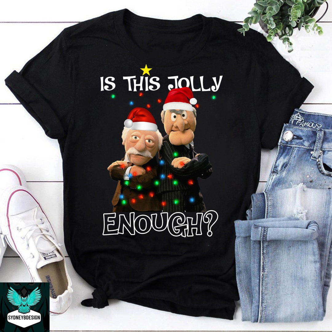 Grumpy is This Jolly Enough Lights Christmas Vintage T-shirt , Statler ...