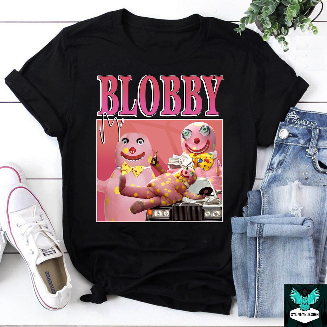 Mr Blobby Homage Vintage Vintage T-shirt, Mr Blobby Shirt, Blobby Shirt ...