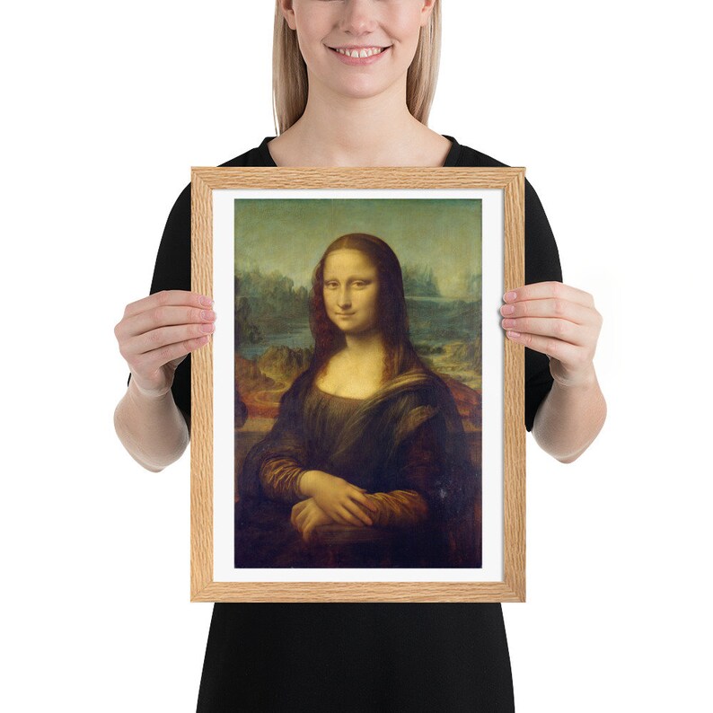 Leonardo Da Vinci's Portrait of Mona Lisa Del Giocondo - Etsy