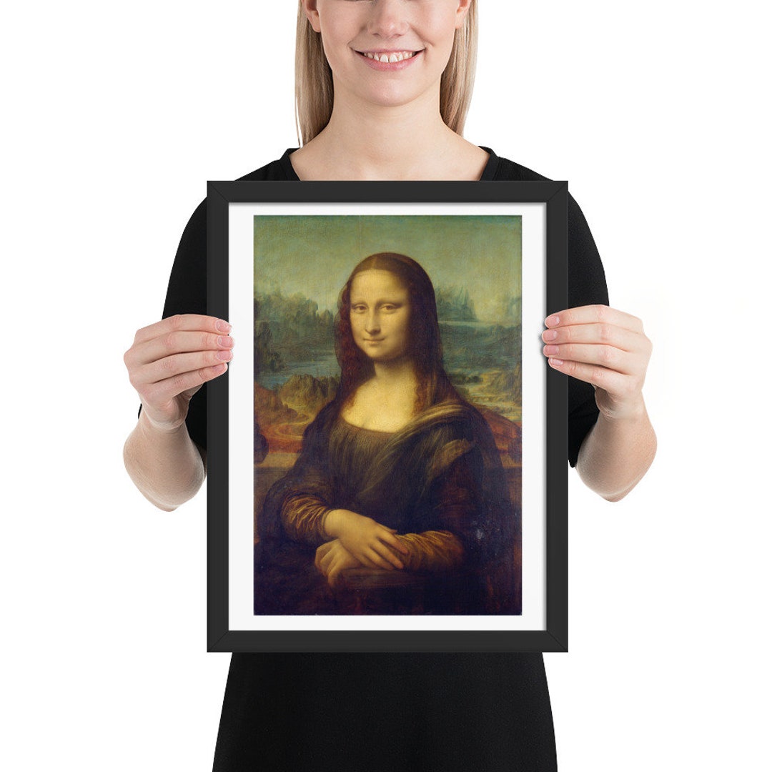 Leonardo Da Vinci's Portrait of Mona Lisa Del Giocondo - Etsy