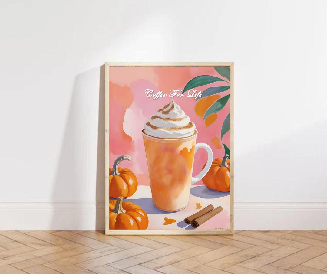 Coffee Print, Drink Poster, Modern Kitchen Decor, Retro Poster, Pop Art ...