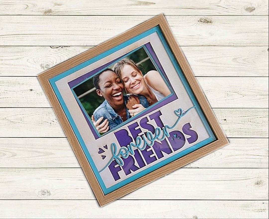 Customizable Best Friends Picture Frame: Friendship Gift - Etsy