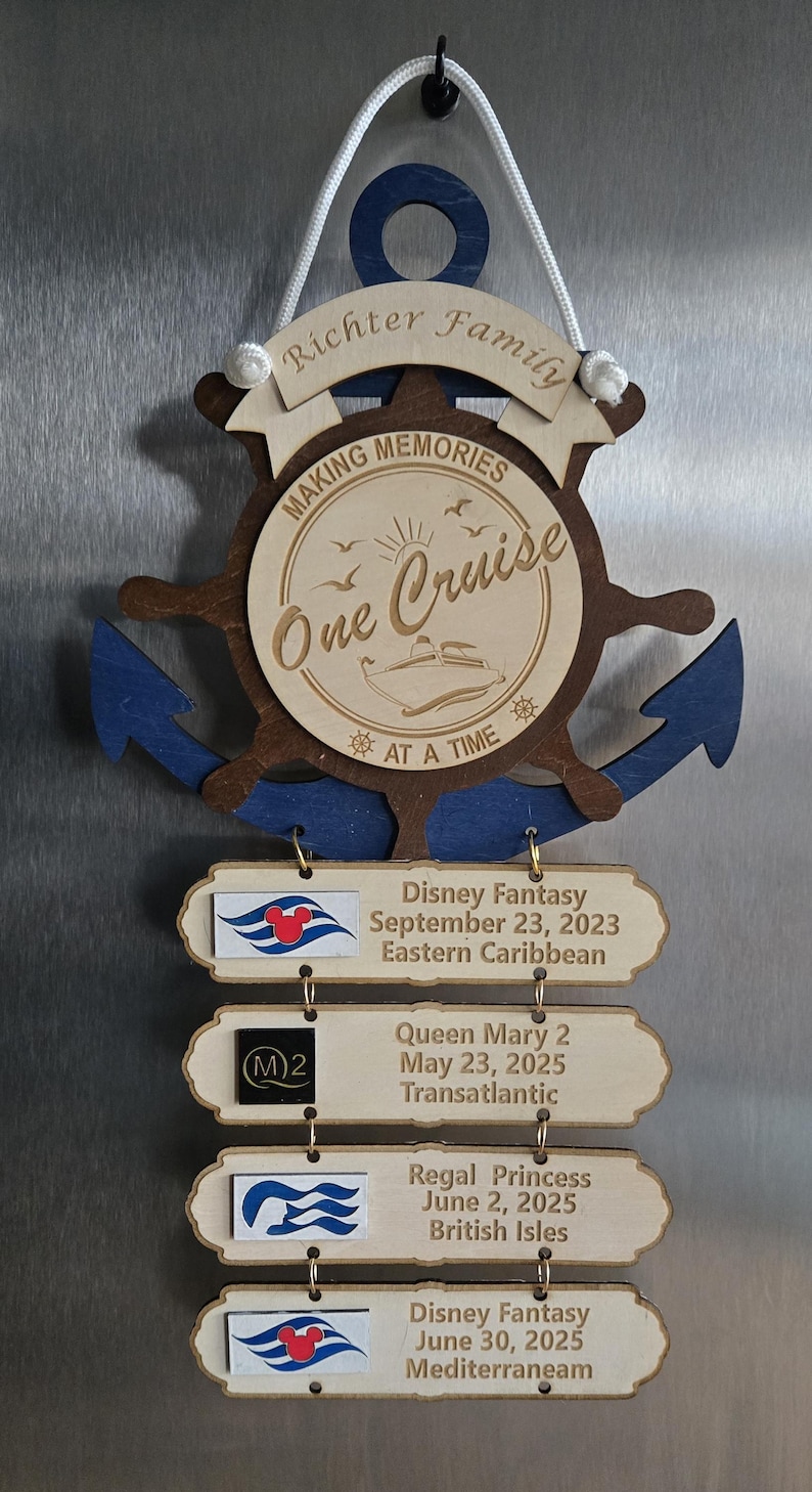 Personalized Cruise Door Decorations, Magnetic Cabin Sign, Custom Name ...