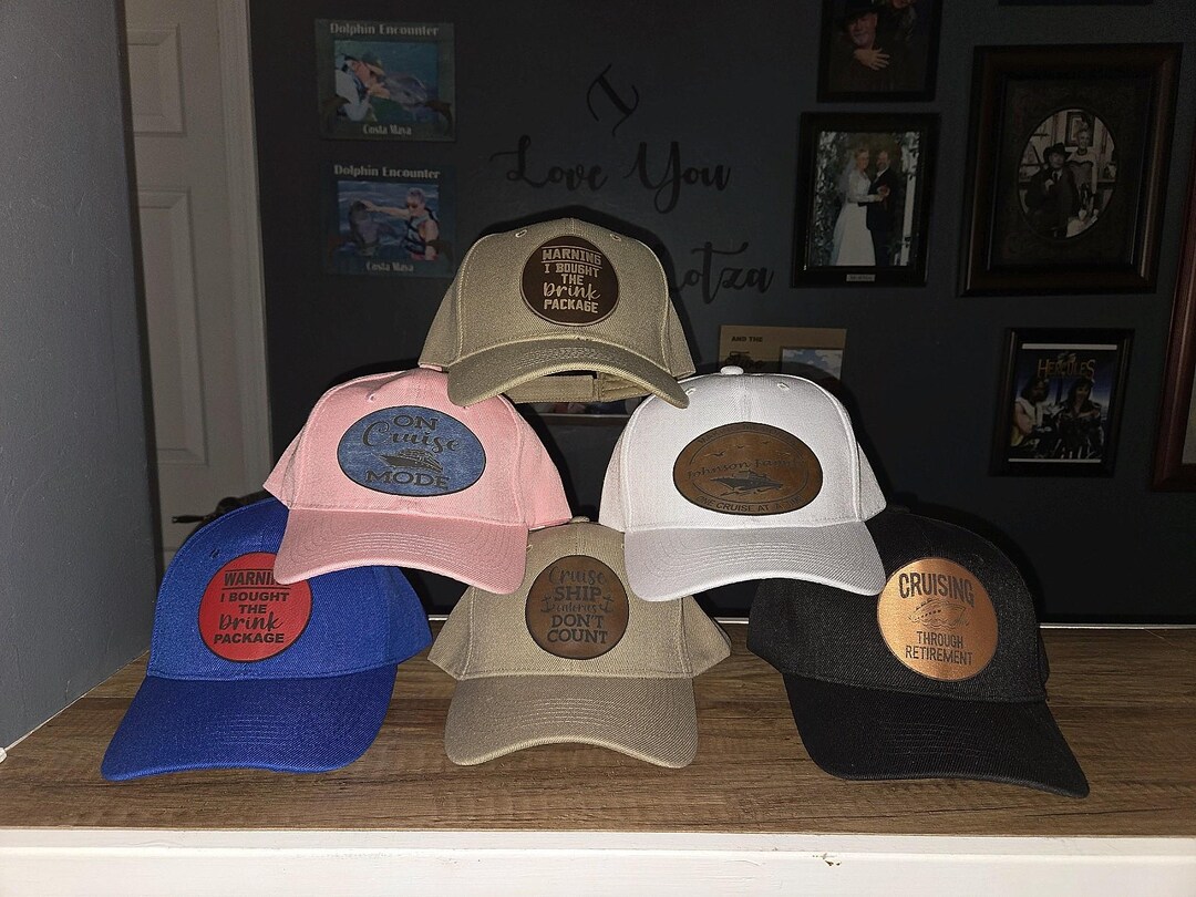 Custom Cruise Caps for Adventure Seekers, Personalized Cruise Hats ...