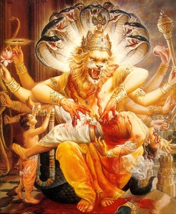 Lord Narasimha Dev Wall Photo_high Resolution (digital Only) - Etsy