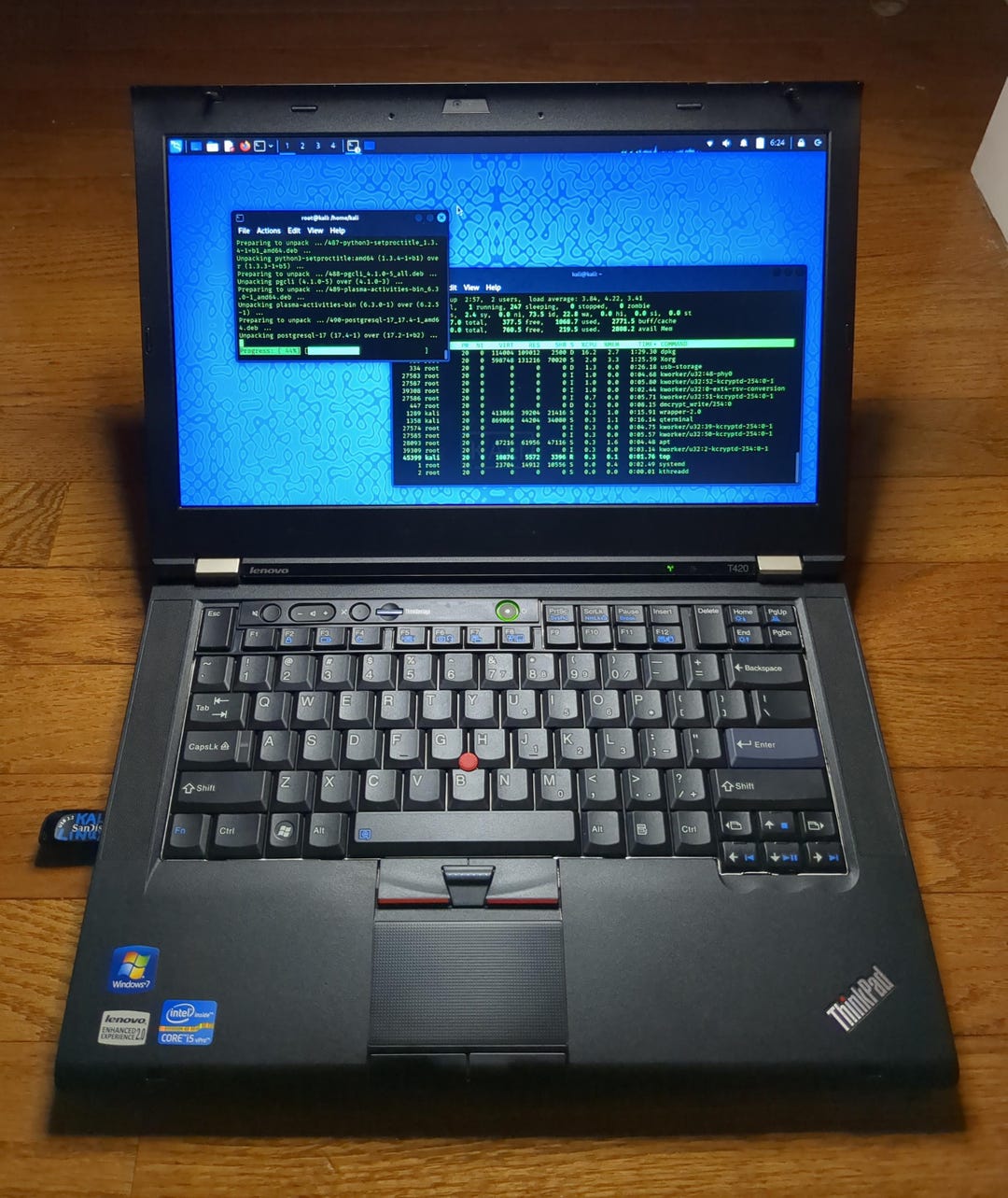 Coreboot Linux T420 Upgraded Quadcore Cpu Thinkpad 16gb Ram Great Battery Upgrade
