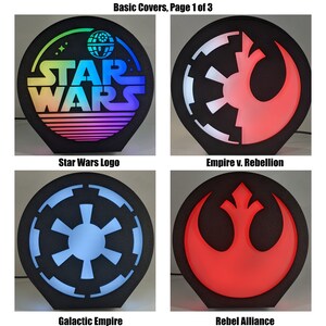 Star Wars Inspired Sign / Light Swappable Designs - Etsy
