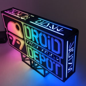 Droid Depot Sign / Light - Star Wars Galaxy's Edge Inspired - Etsy